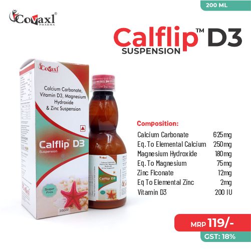 Calflip D3 Syrups Multivitamins