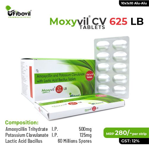 Moxyvil CV 625 LB-Fibovil Pharmaceuticals