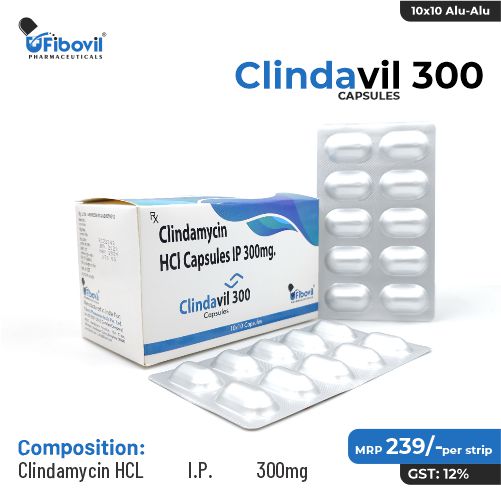Clindavil 300 Capsules-Fibovil Pharmaceuticals